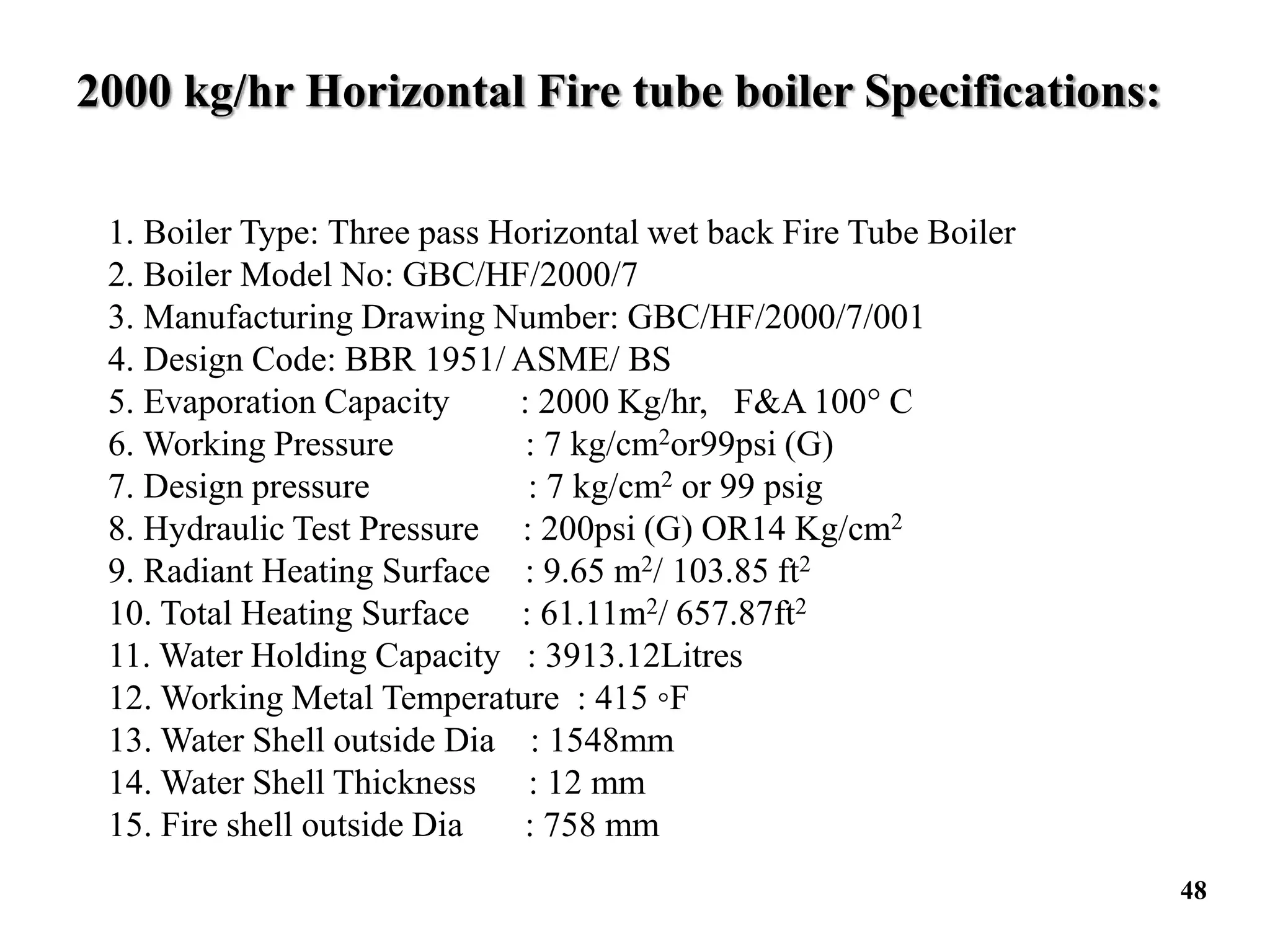 Manufacturing process of fire tube boiler | PPTX