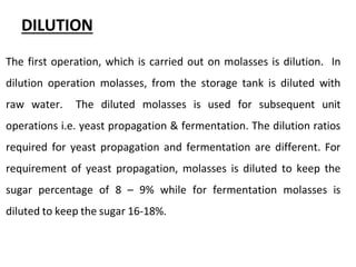 Manufacturing Process of molasses based distillery ppt.pptx