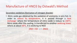Manufacturing process of n ox, hno3 and nh4 salts | PPT