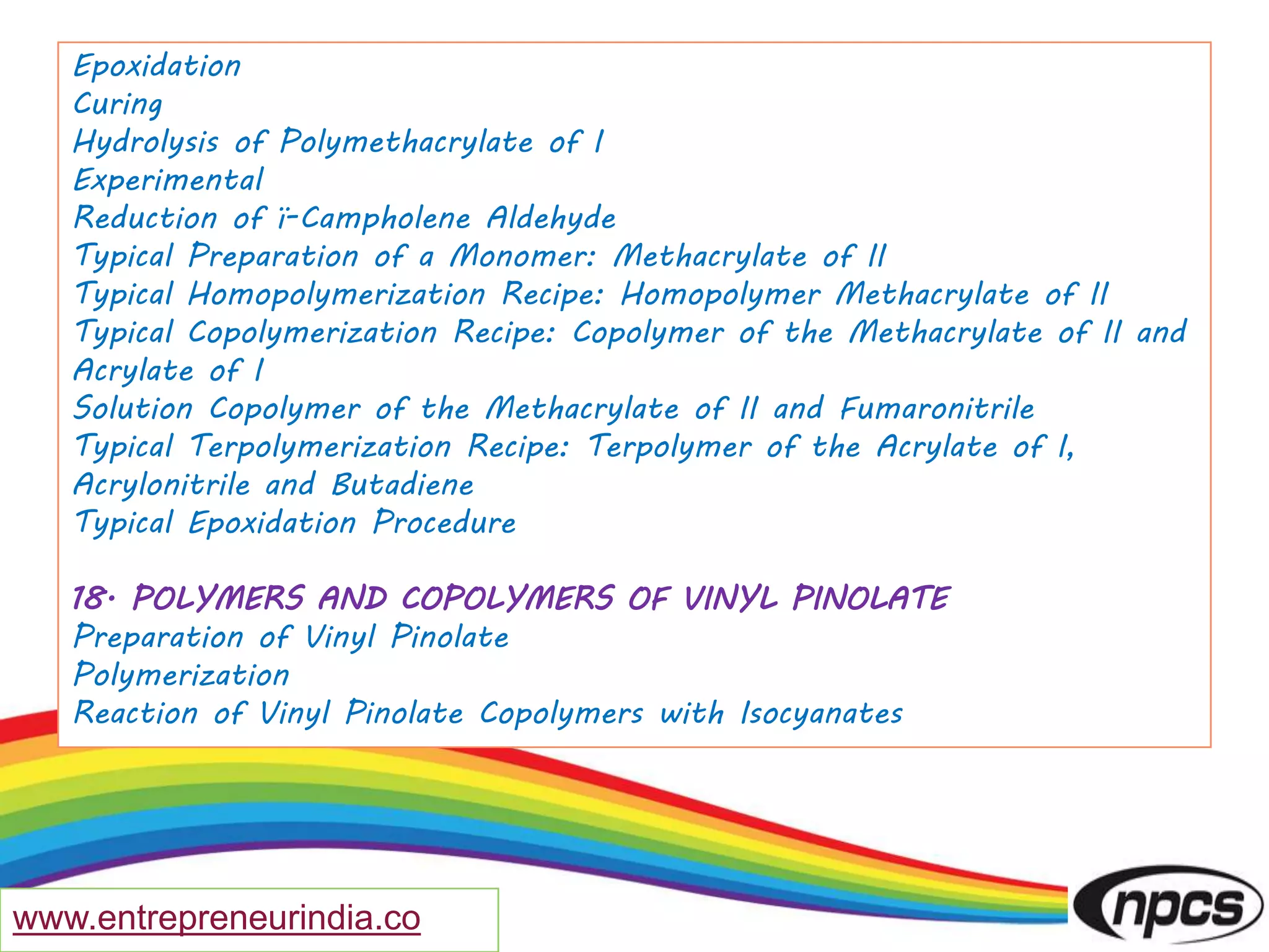 Manufacturing Process of Rosin, Terpene, Tall Oil, Resin & Dimer Acids ...