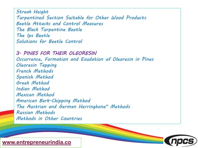 Manufacturing Process of Rosin, Terpene, Tall Oil, Resin & Dimer Acids ...