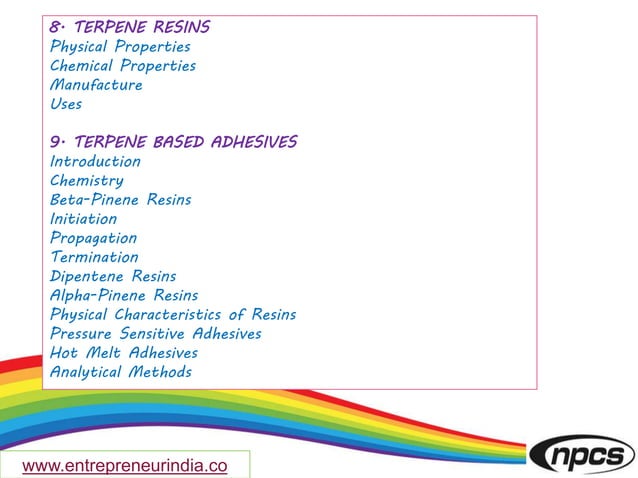 Manufacturing Process of Rosin, Terpene, Tall Oil, Resin & Dimer Acids ...