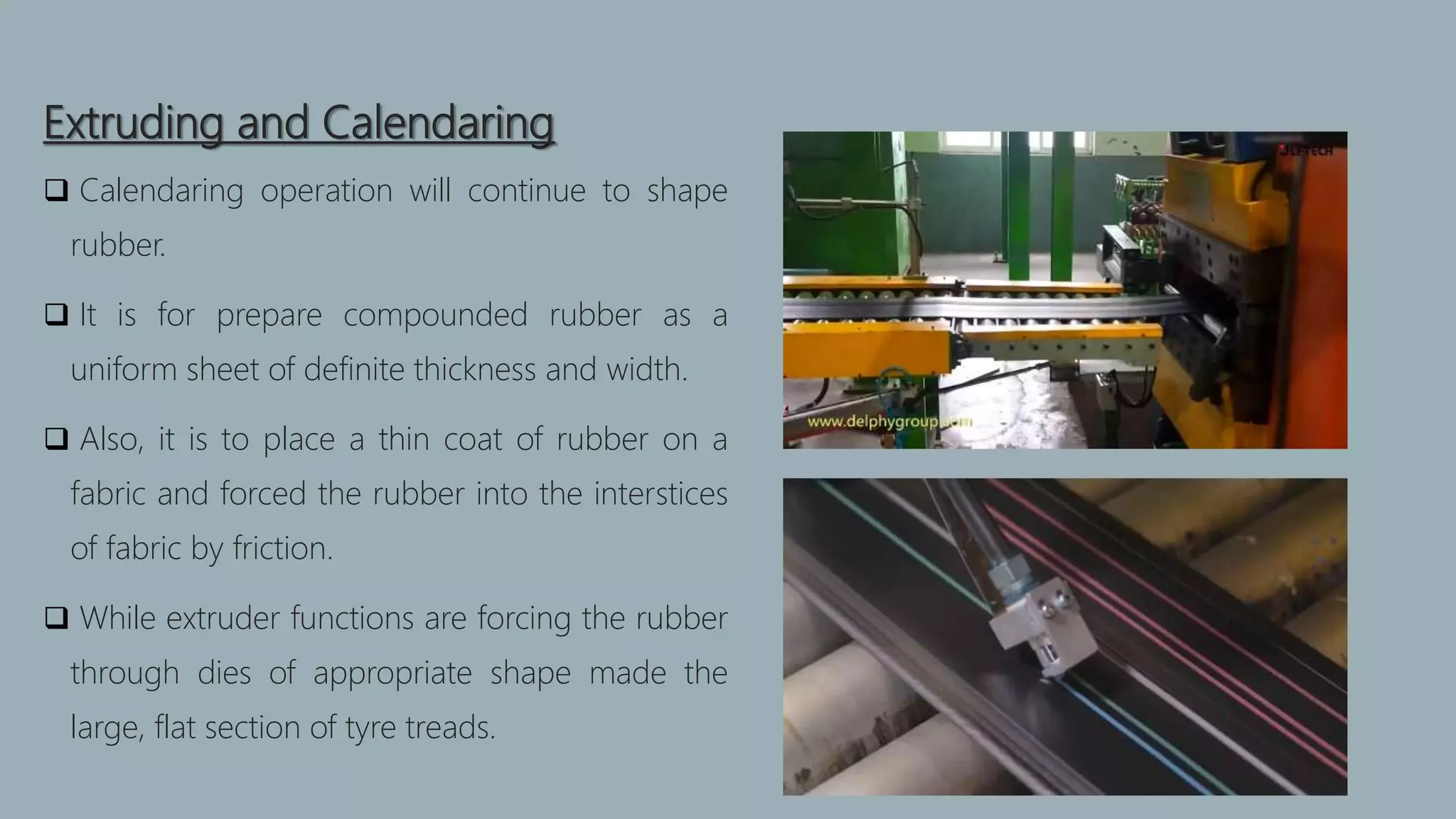 Manufacturing Process of Tyre | PPTX