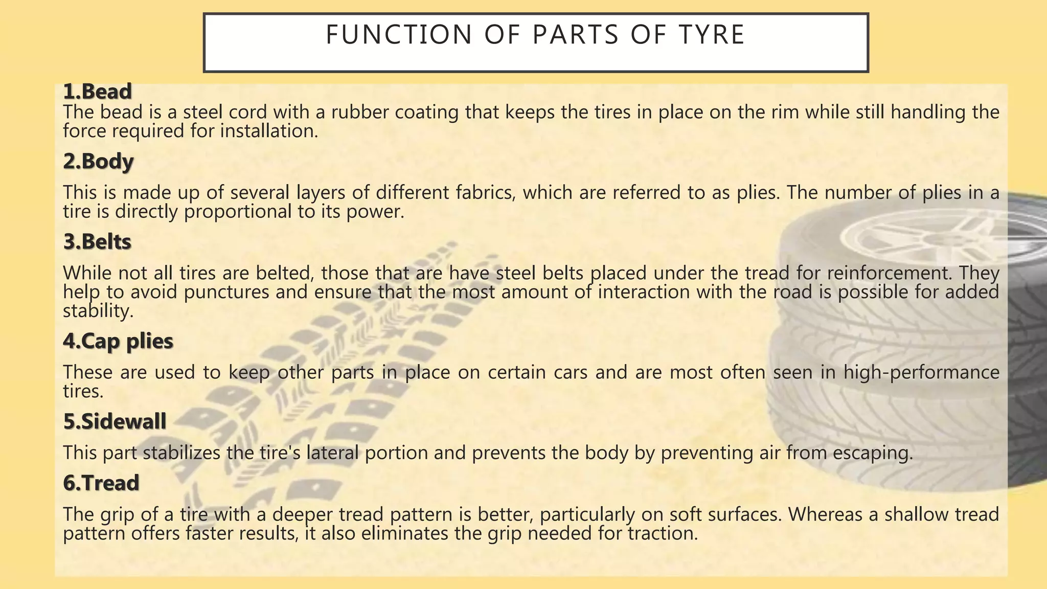 Manufacturing Process of Tyre | PPTX