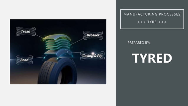 Manufacturing Process of Tyre | PPTX | Civil Engineering Industry ...