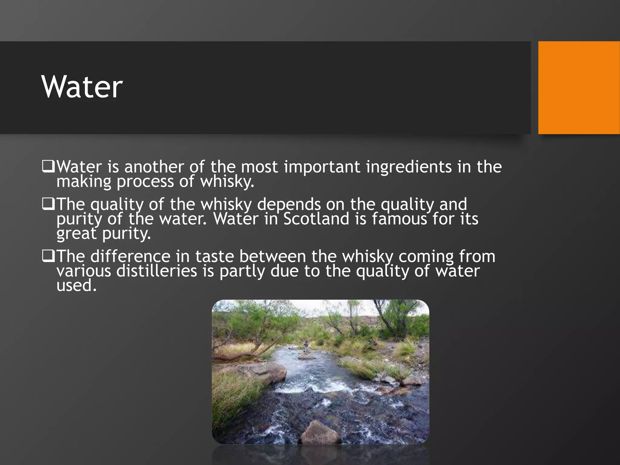 Manufacturing process of whisky | PPTX