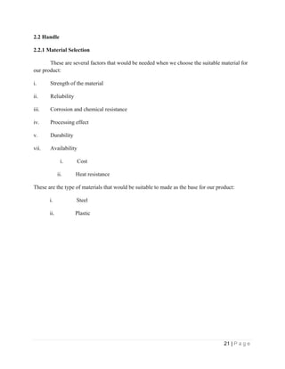 Manufacturing Process Project | PDF