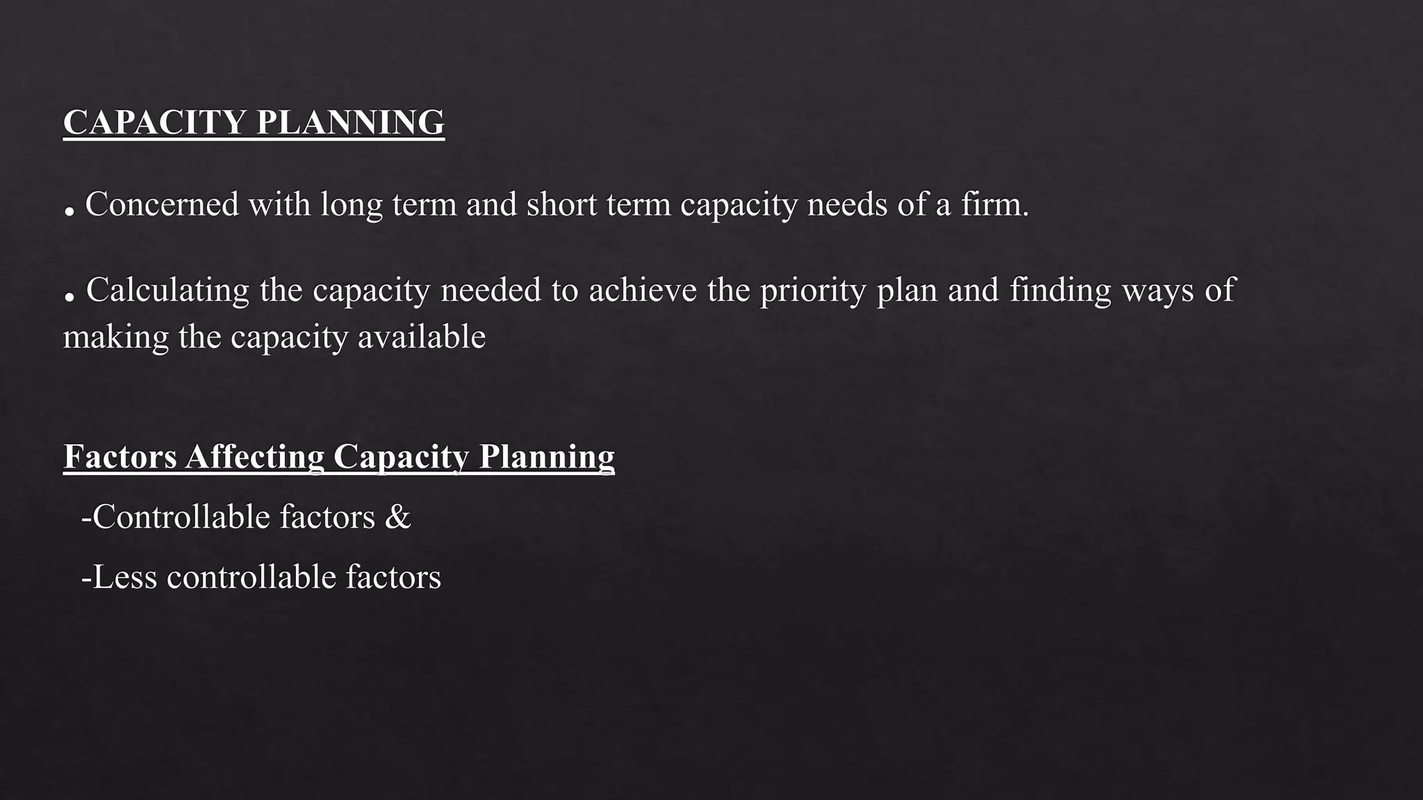 Manufacturing resource planning and capacity resource planning ppt | PPTX