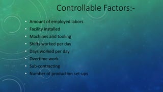 Manufacturing resource planning and capacity resource planning ppt | PPTX