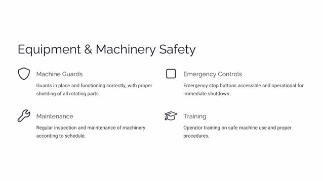 Manufacturing Safety Audit Checklist with eAuditor Audits & Inspections ...