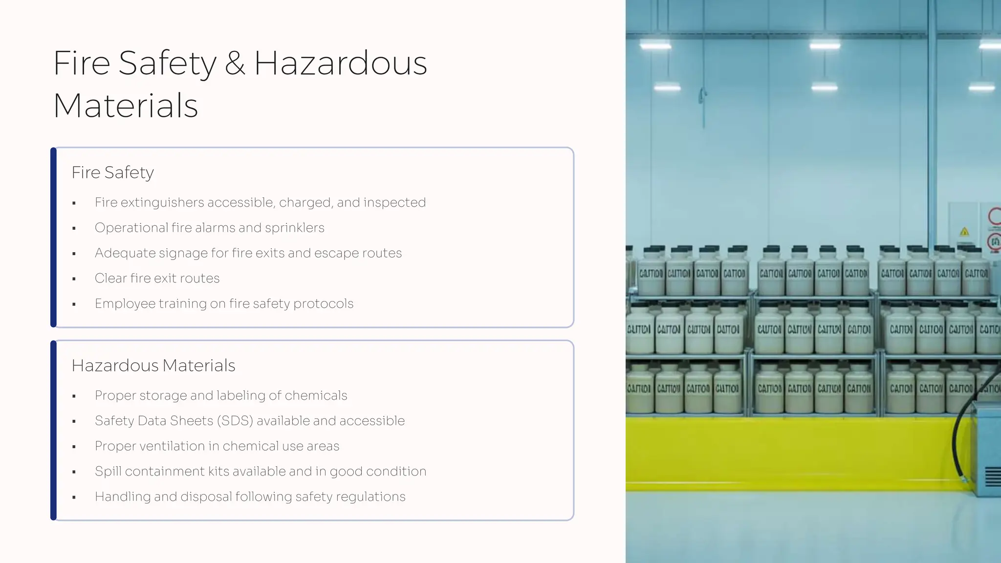 Manufacturing Safety Audit Checklist with eAuditor Audits & Inspections ...
