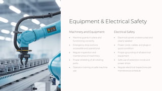Manufacturing Safety Audit Checklist with eAuditor Audits & Inspections ...