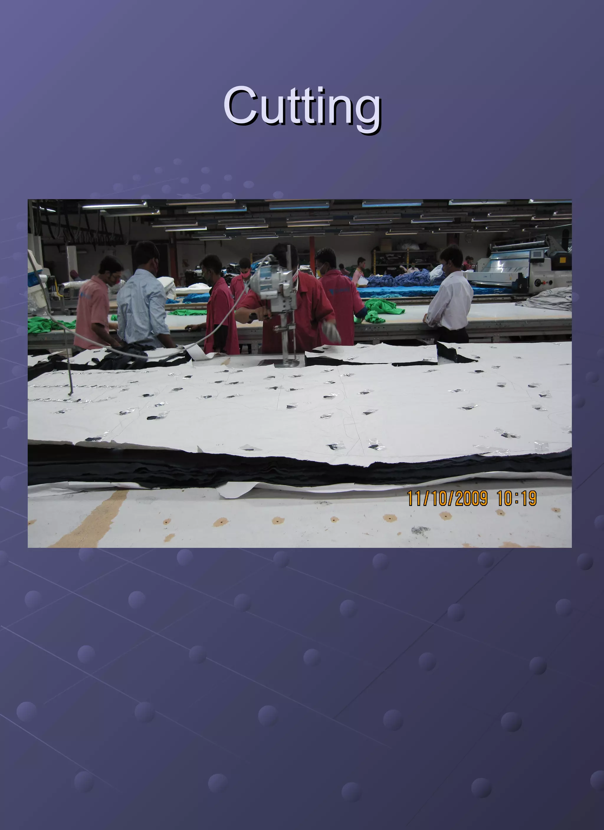 Manufacturing sequence of garments | PPT