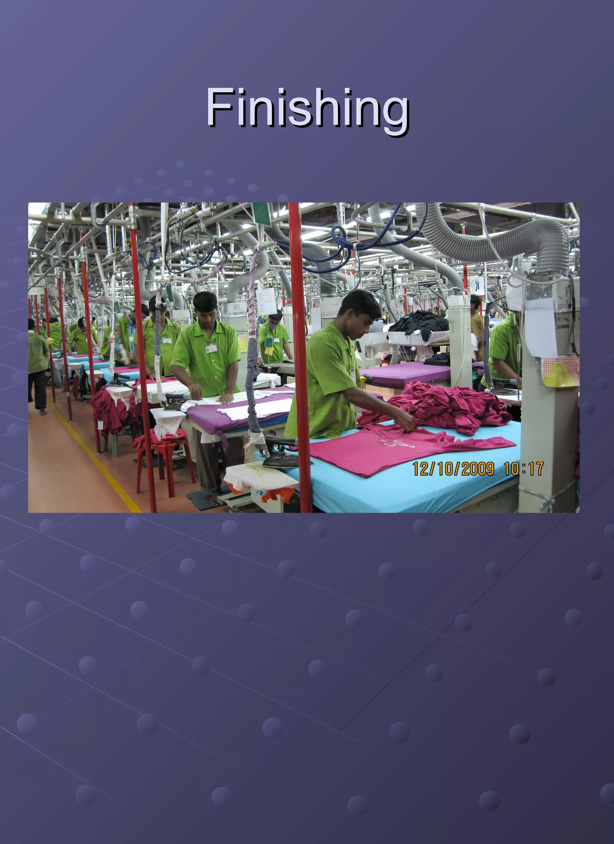 Manufacturing sequence of garments | PPT