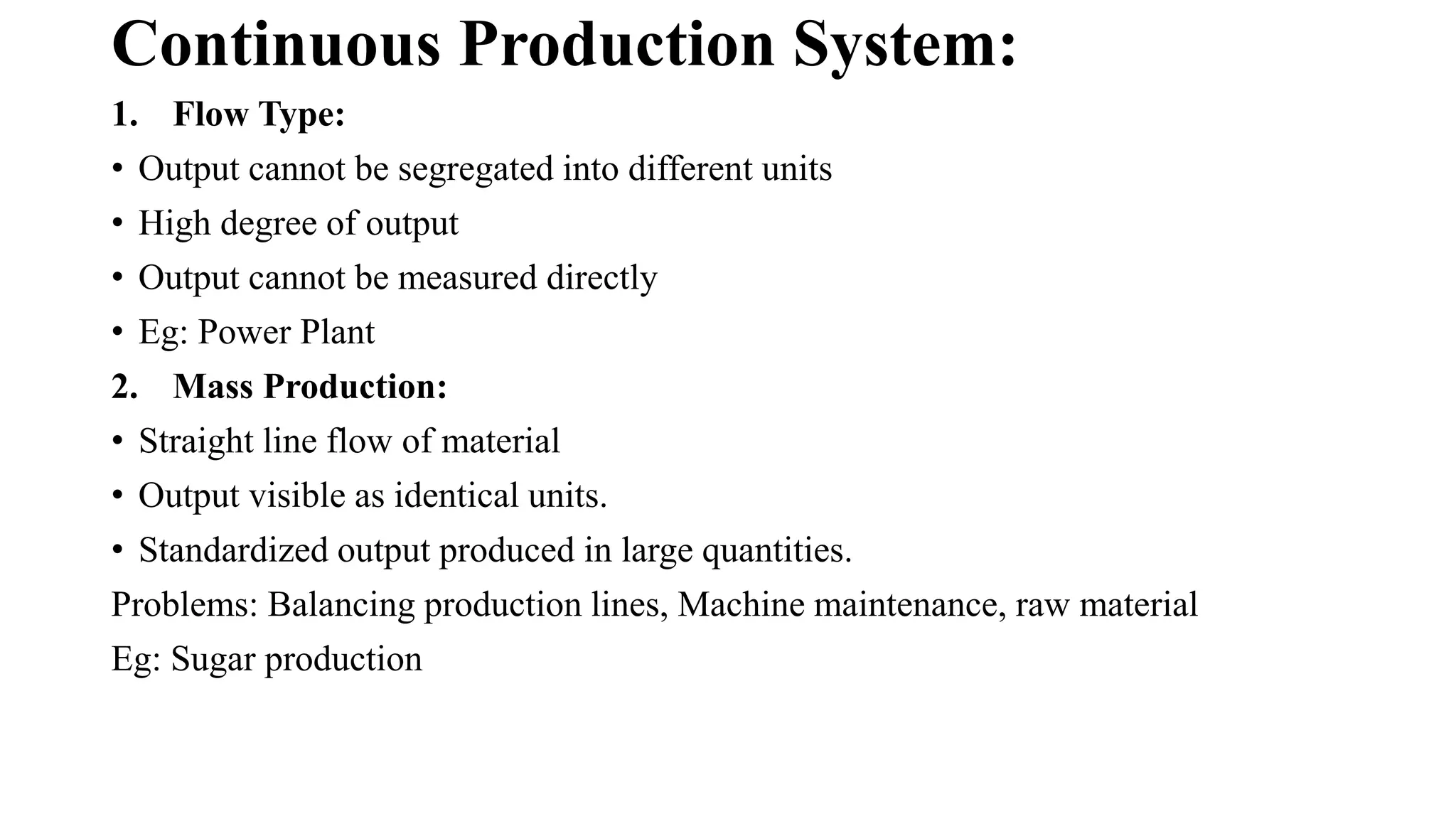 Manufacturing systems | PPTX