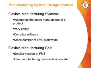 Manufacturing Systems Design and Control - Arun Antony.ppt