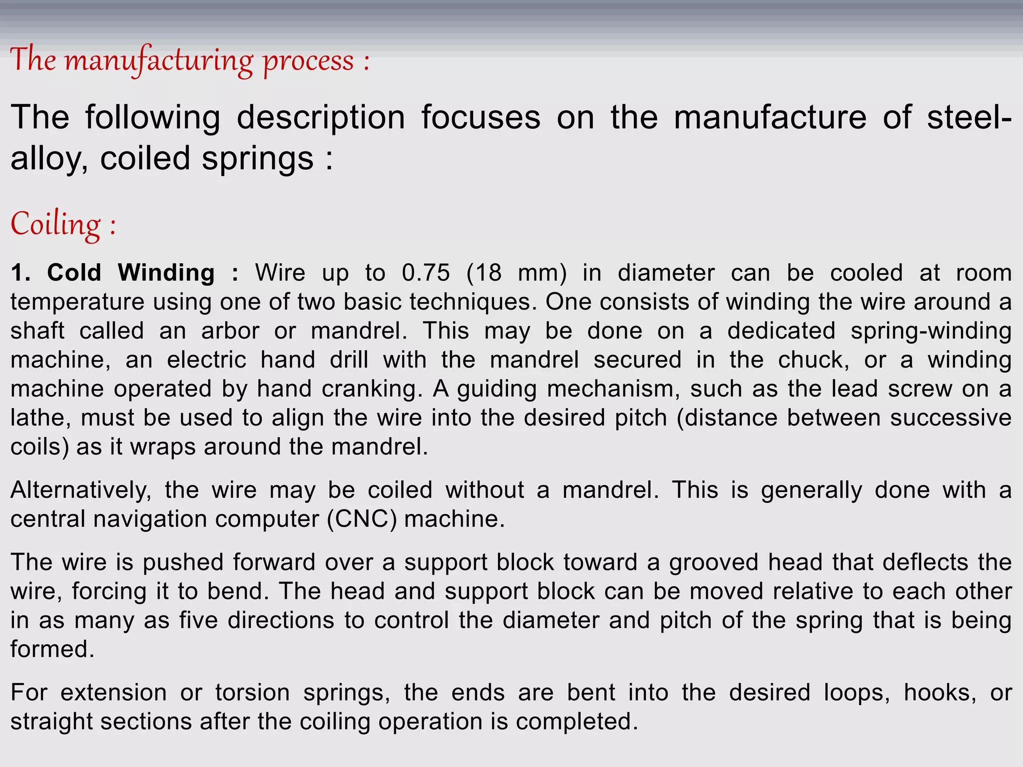 Manufacturing system (spring how it's made) | PPTX