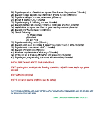 Manufacturing tech 2 | PDF