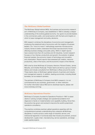 Manufacturing The Future - McKinsey | PDF