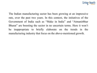 Manufacturing Trends In India | PPTX