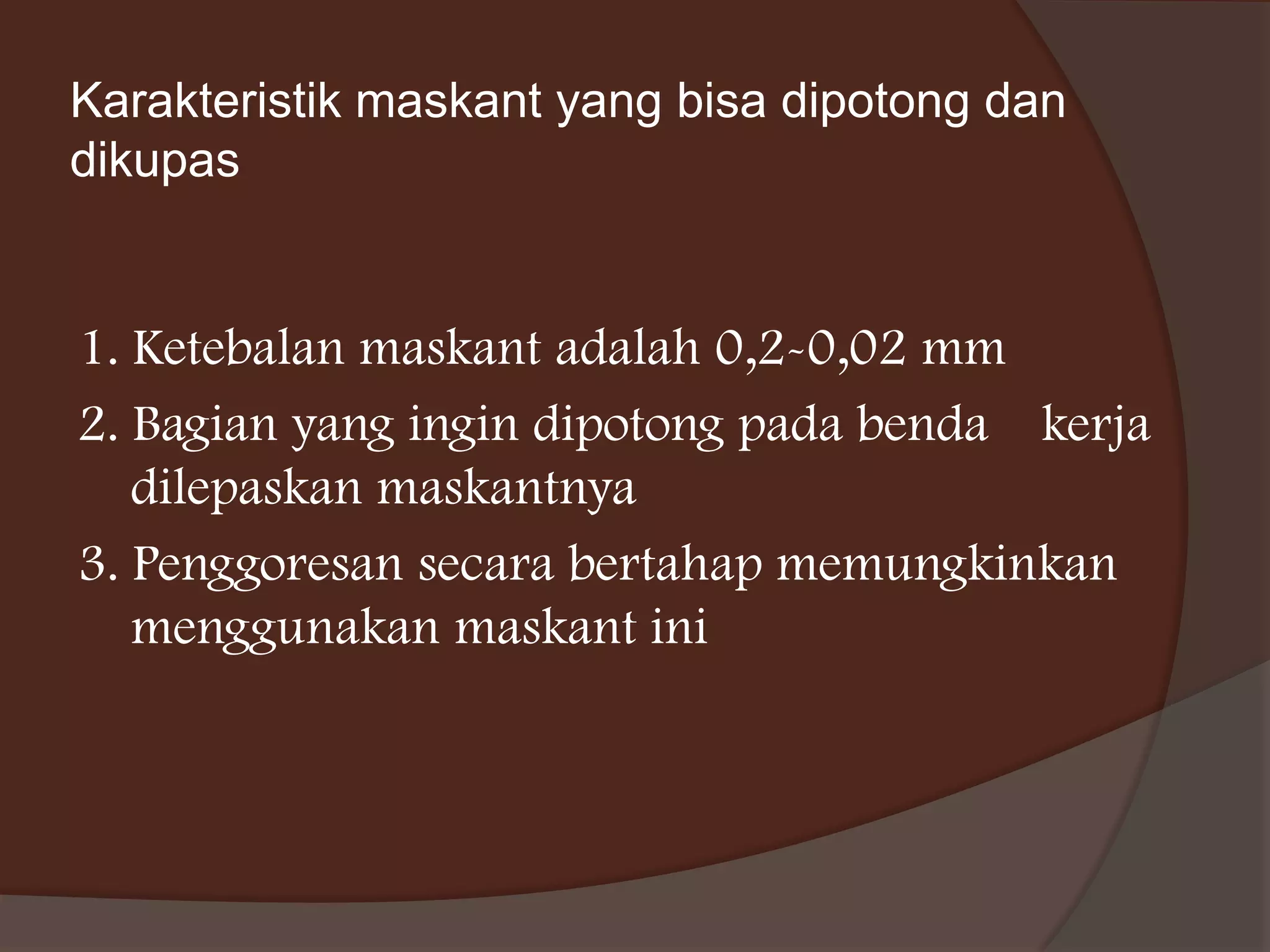 Manufaktur pemesinan non konvensional kimia (ch m,ecm) | PPTX