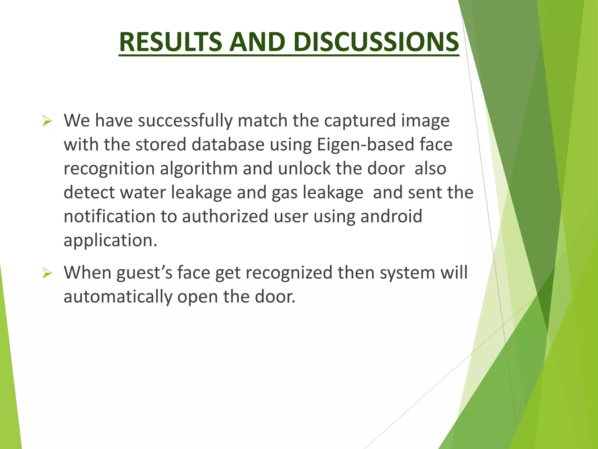 Iot Based Home Security Using Image Processing Algorithms Ppt