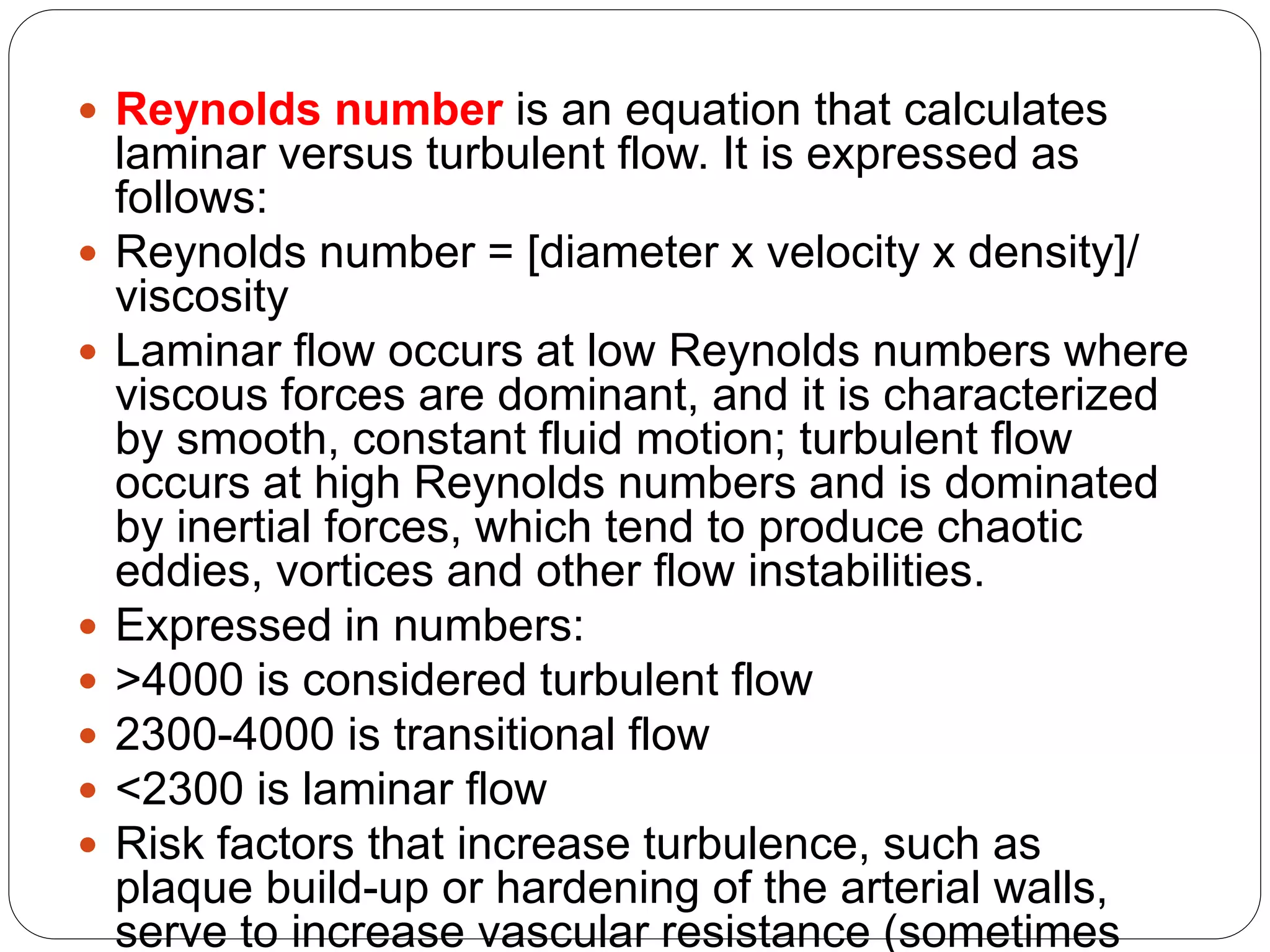 REYNOLDS NUMBER | PPTX