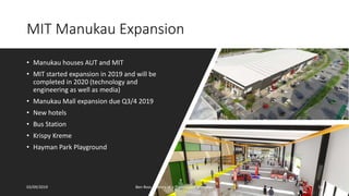The History of Manukau (1959-current) Keynote (2019) | PPTX