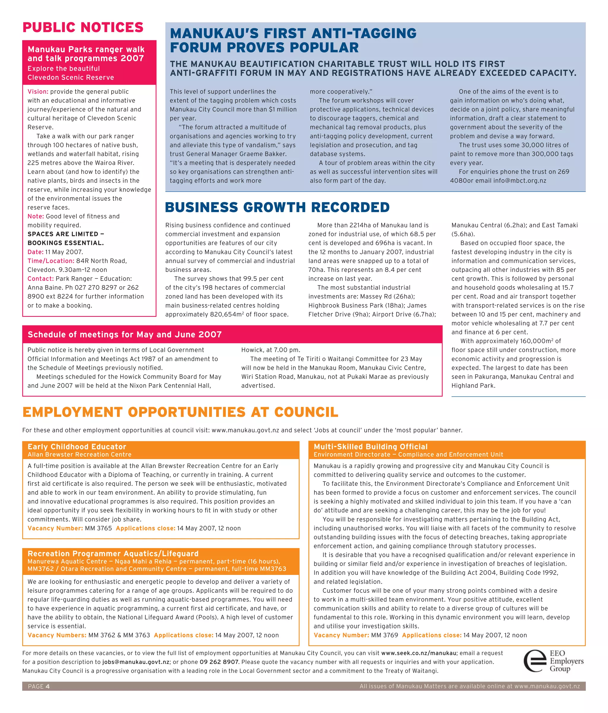 Manukau matters issue 20 2007 | PDF