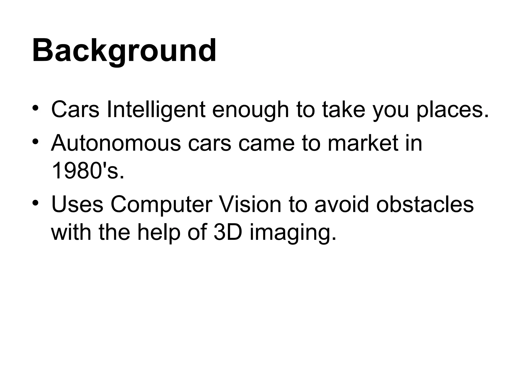 Autonomous vehicles | PPT