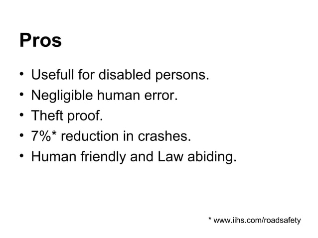 Autonomous vehicles | PPT