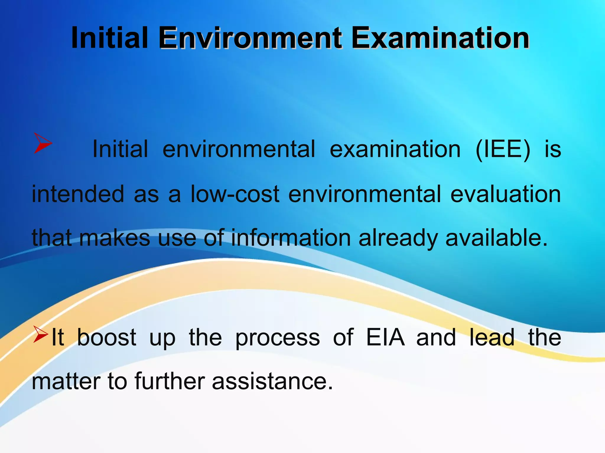 environmental impact assessment | PPT