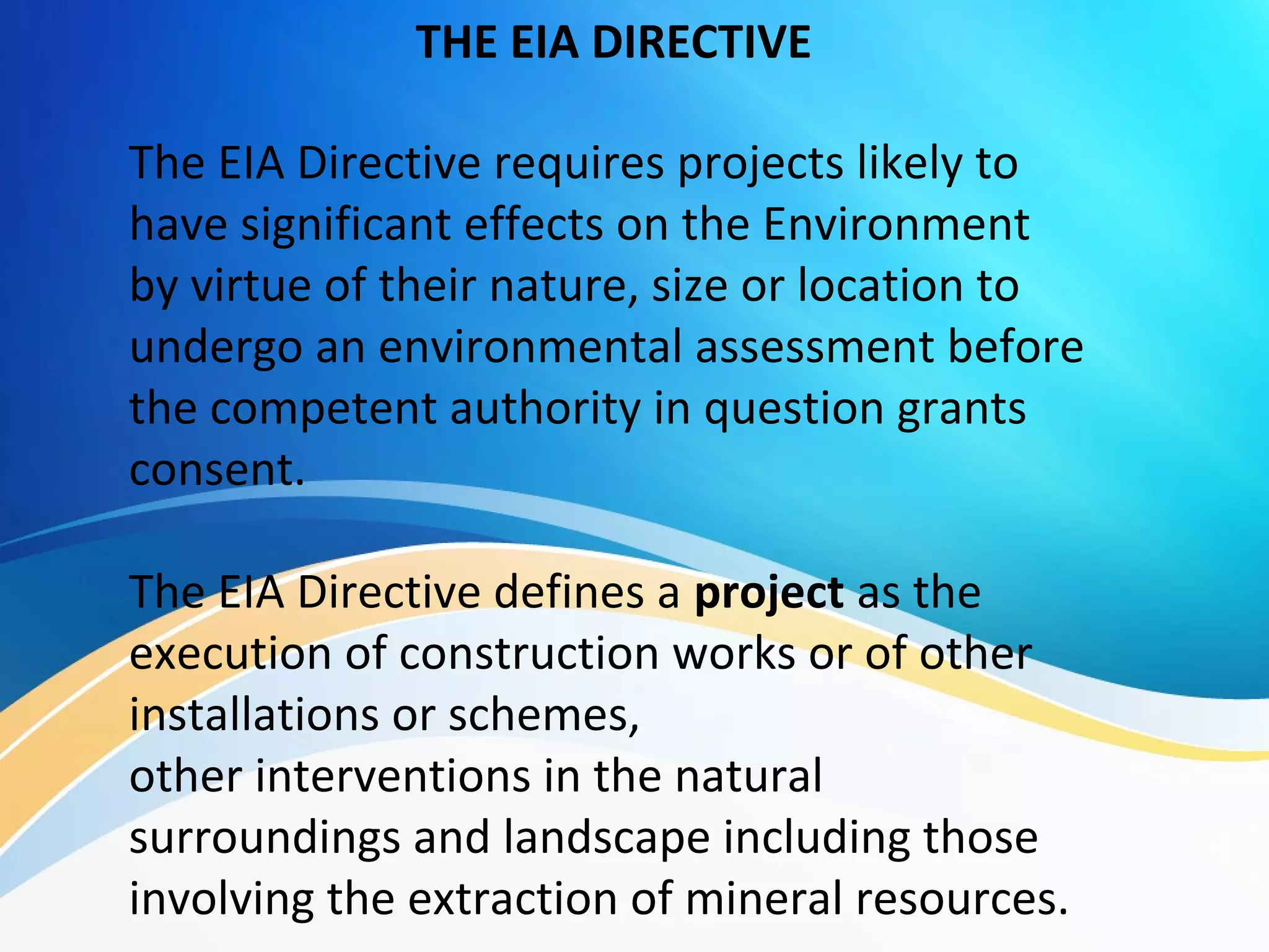 environmental impact assessment | PPT
