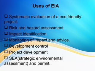 environmental impact assessment | PPT