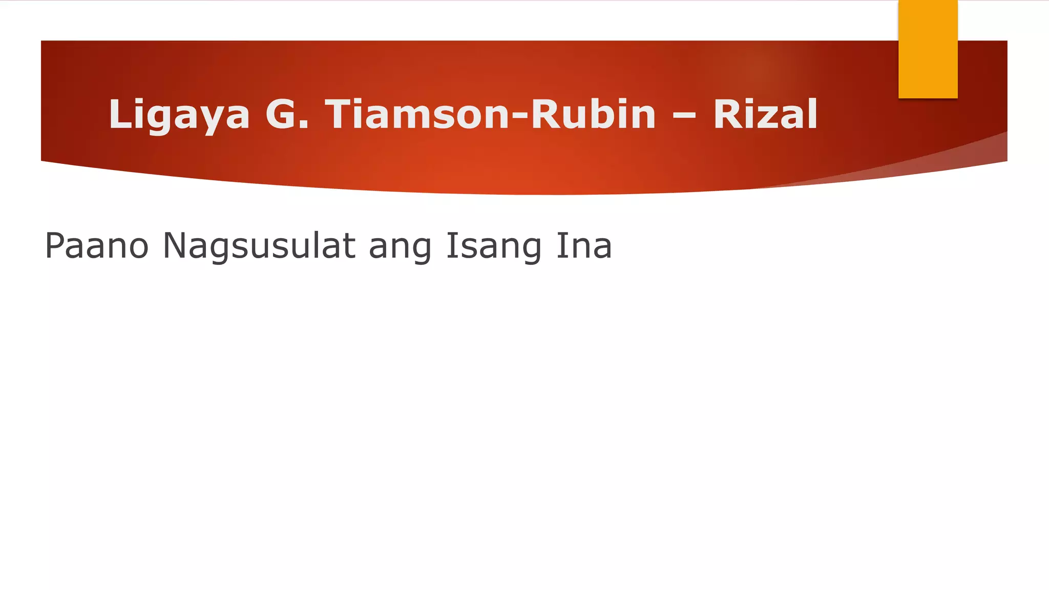 Manunulat sa Rehiyon IV | PDF