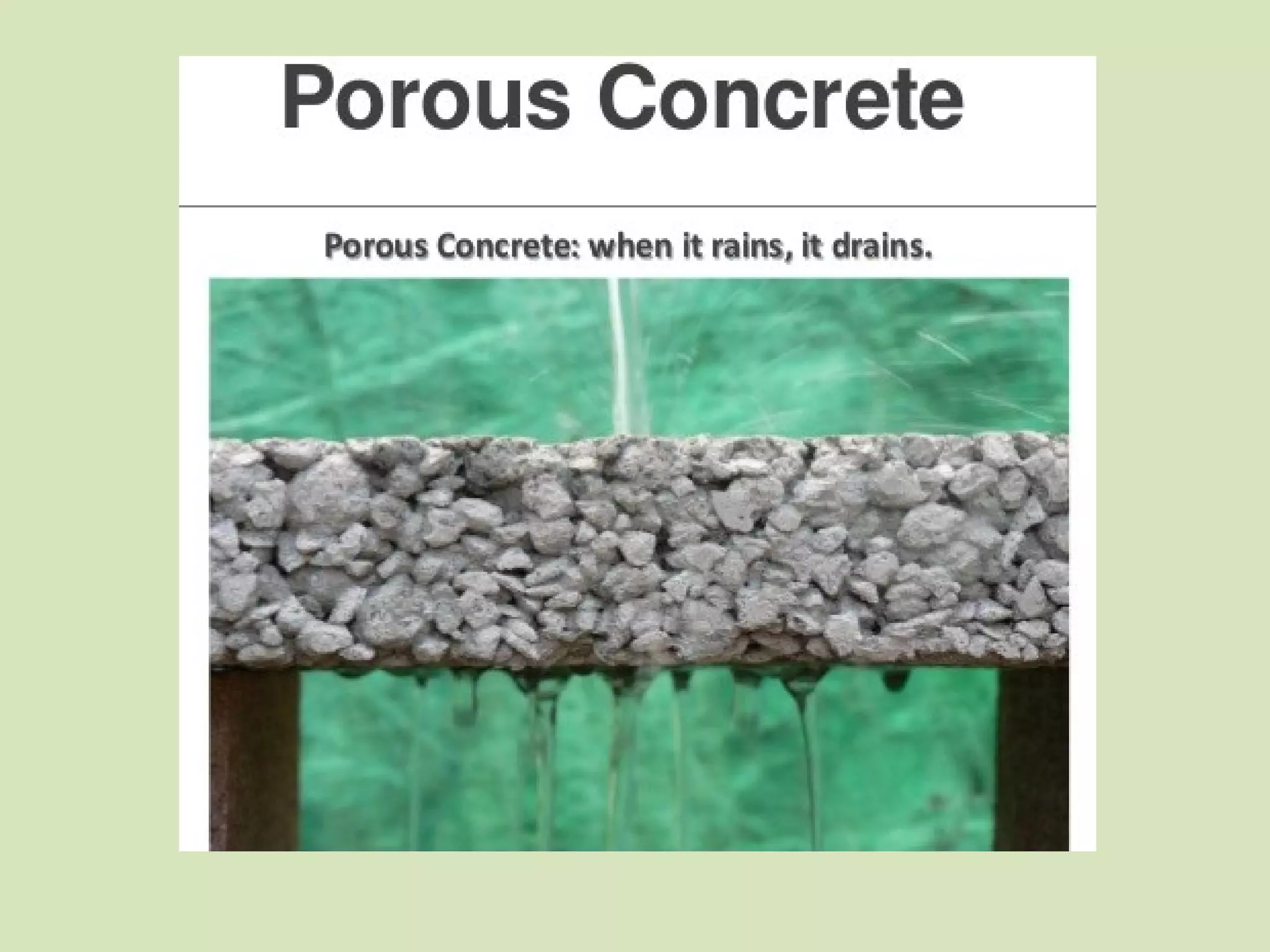 Pervious or Porous Concrete | PPT