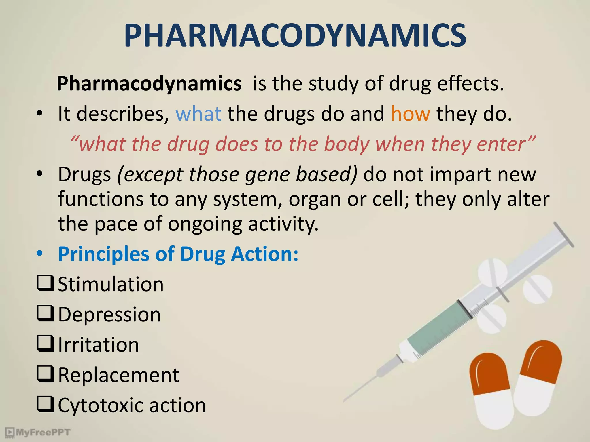 Pharmacokinetics & Pharmacodynamics | PPTX