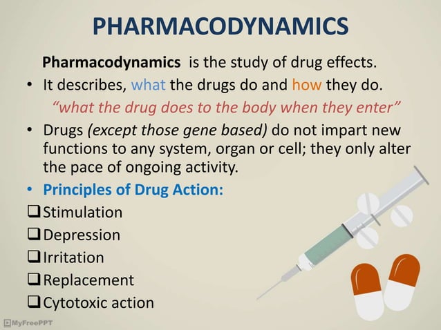 Pharmacokinetics & Pharmacodynamics | PPTX | Chemistry | Science