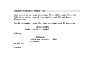 MAN UP First Draft Script Presentation | PPTX