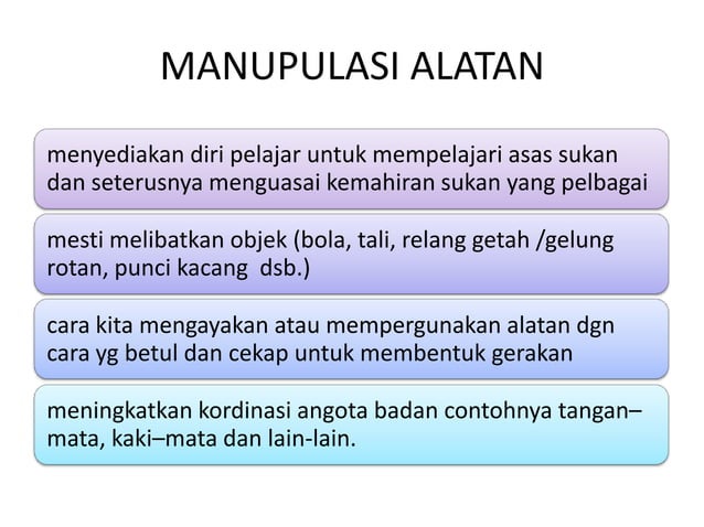 Manupulasi alatan ppt | PPTX