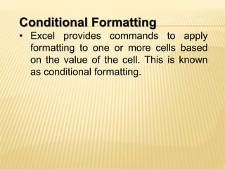 Manupulating and formatting data | PPT