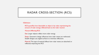 Stealth tecnology in aircrafts | A small ppt about stealth | PPT