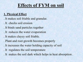 Manures fertilizers and agro chemicals | PPTX
