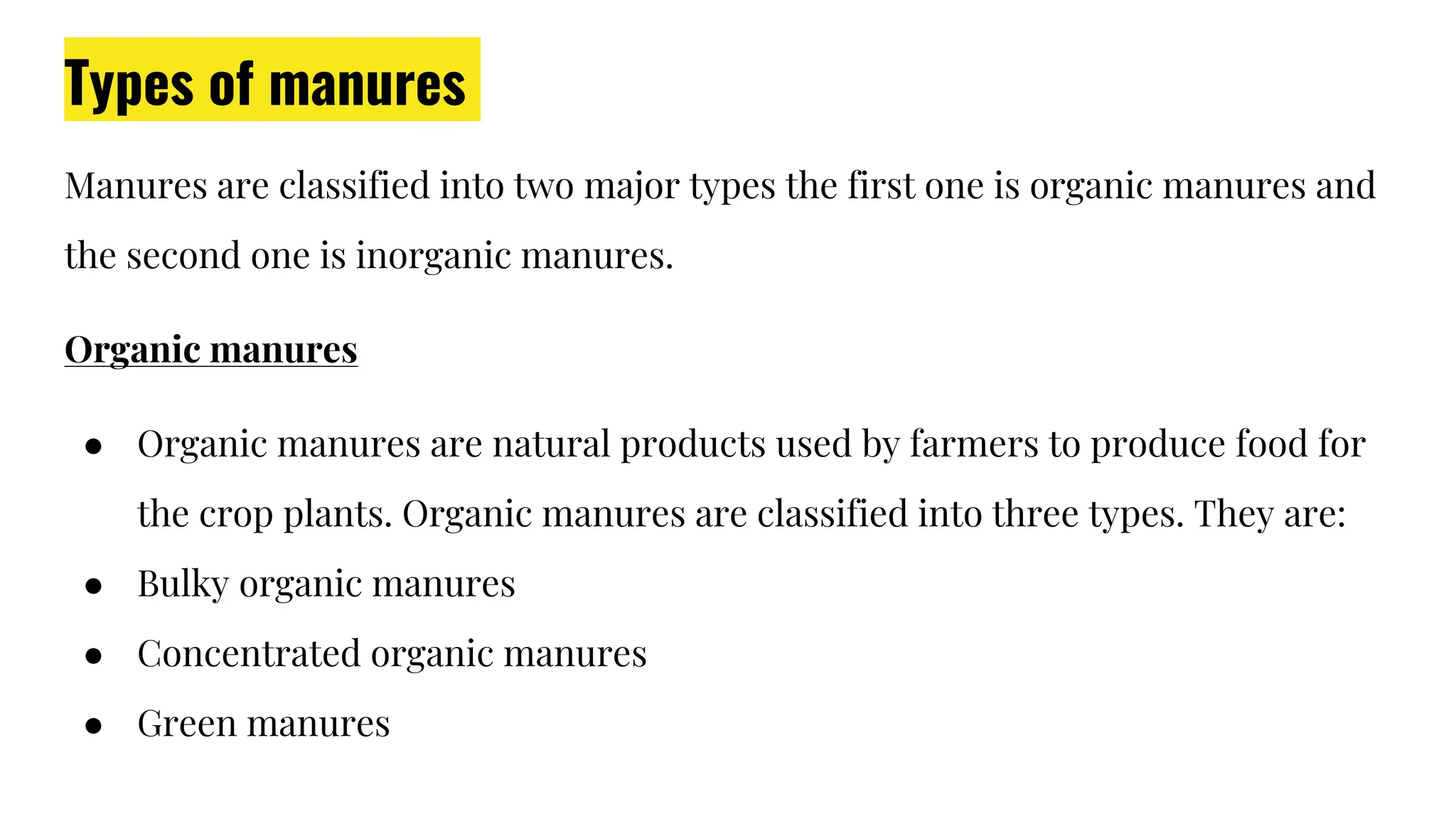 Types of Manures in mulberry cultivation .pptx