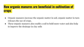 Types of Manures in mulberry cultivation .pptx