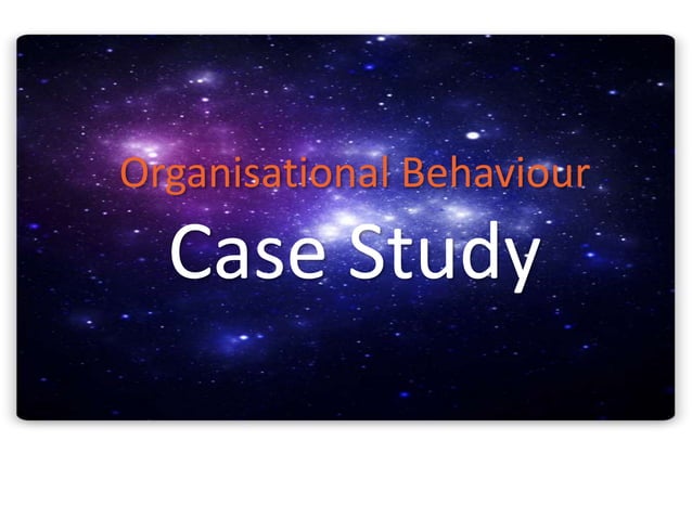 Manu's ob case study | PPT