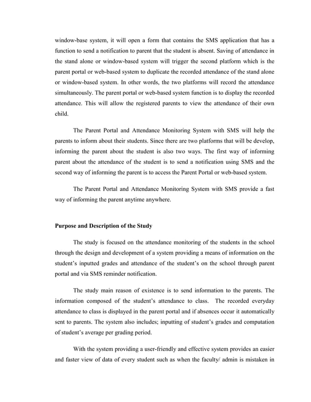 Attendance monitoring system | DOCX