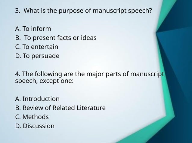 MANUSCRIPT-WPS Office.pptx Oral Communication in Context | PPT