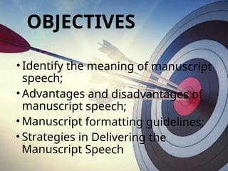 MANUSCRIPT-WPS Office.pptx Oral Communication in Context | PPT