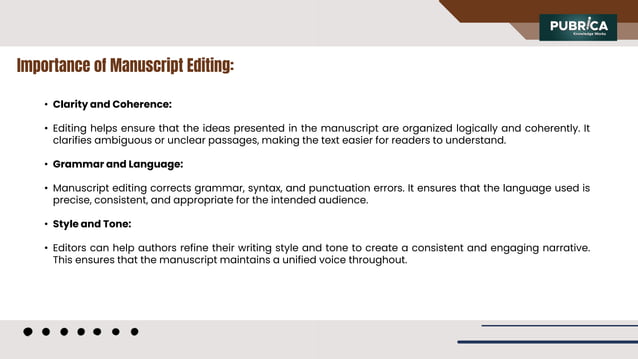 Manuscript copy editing | Editing services | APA manuscript format | PPT
